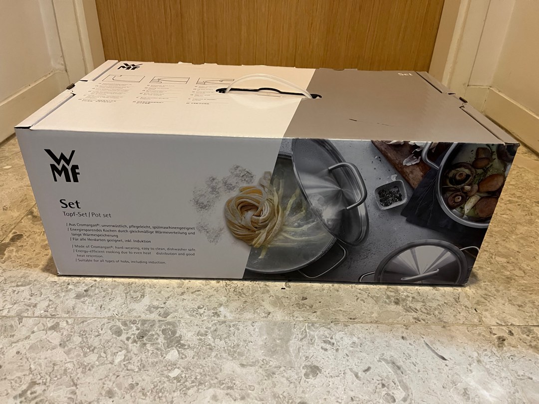 3 sets of WMF stainless steel pots, Furniture & Home Living ...