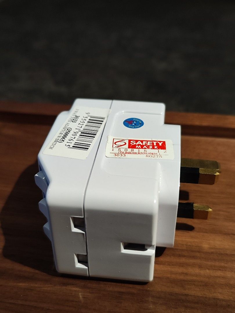 3 Way Electrical Plug Adaptor, TV & Home Appliances, Electrical ...