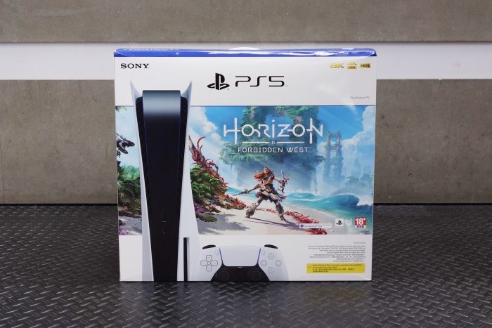 【台南收購二手PS5】SONY PS5 地平線：西域禁地同捆主機 CFI-1118A 光碟版 白色 825G 保固2024-7 二手主機#83252, 電玩遊戲相關, 電玩主機 ...