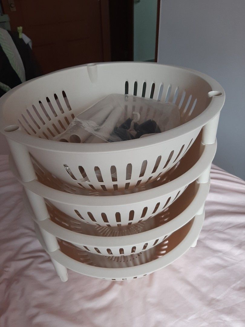 4 Tier Round Rack, Furniture & Home Living, Home Improvement ...