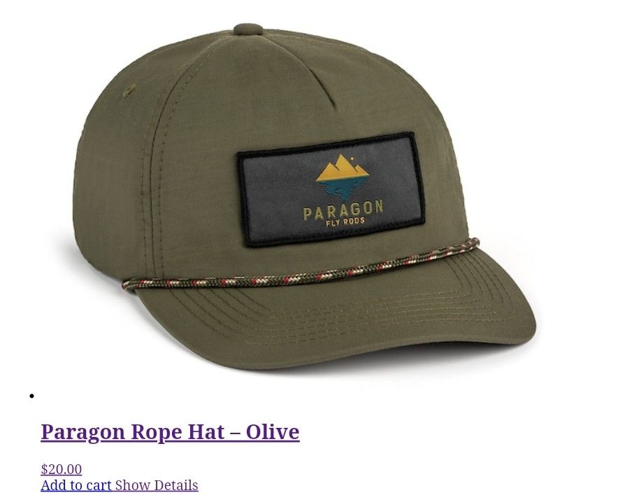 5 panel outdoor rope cap by Paragon Fly Rods, Men's Fashion, Watches ...