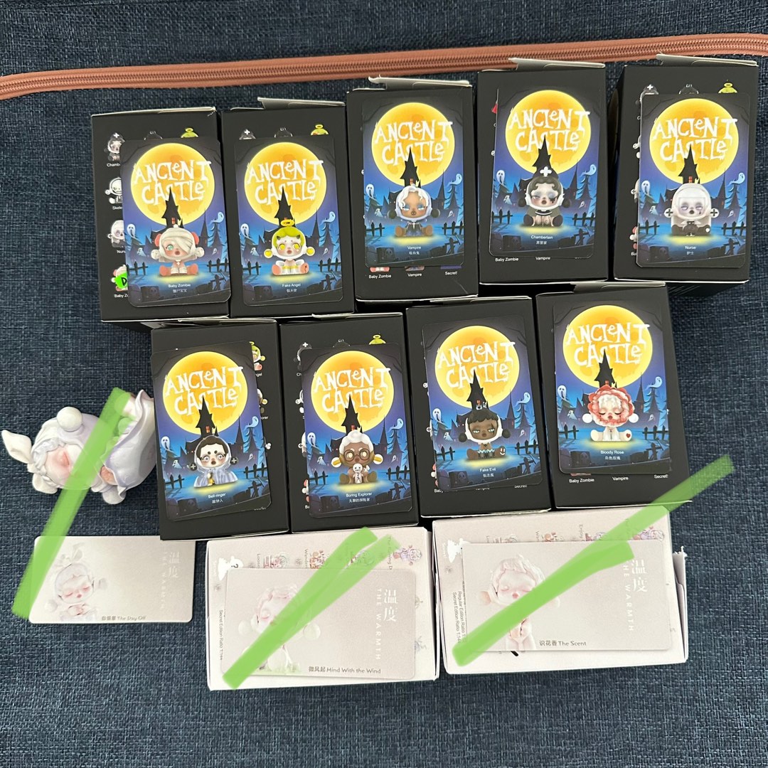 $5 Skullpanda skull panda acient castle popmart blind box, Hobbies ...