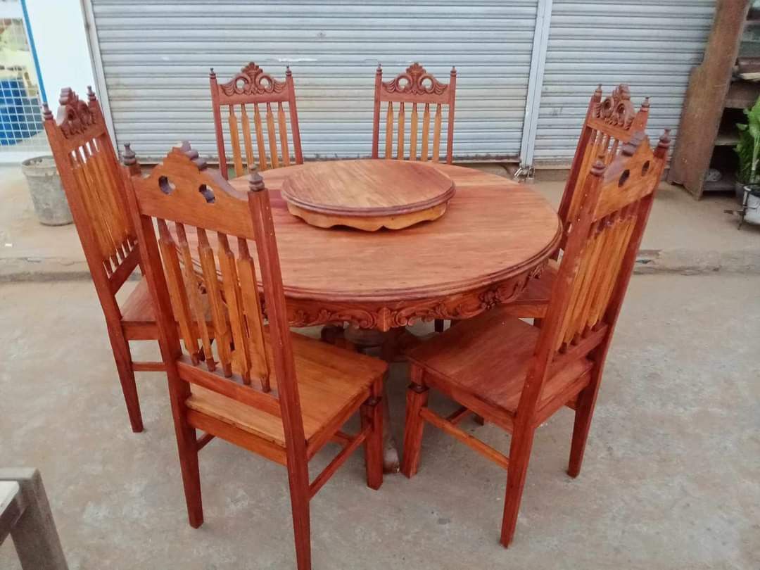 6 Seater Narra Dining Set, Furniture & Home Living, Furniture, Tables ...
