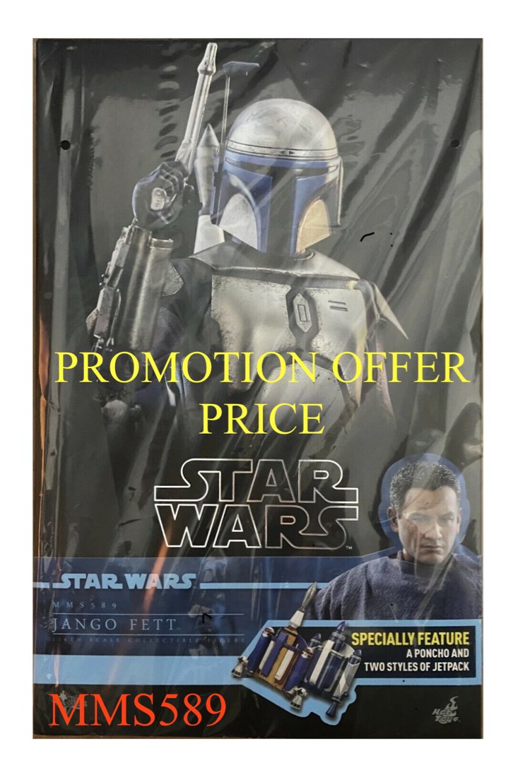 ( BRAND NEW 全新 ) HOT TOYS -MMS589 -SWEII: AOTC -JANGO FETT TM, Hobbies & Toys, Toys & Games on ...