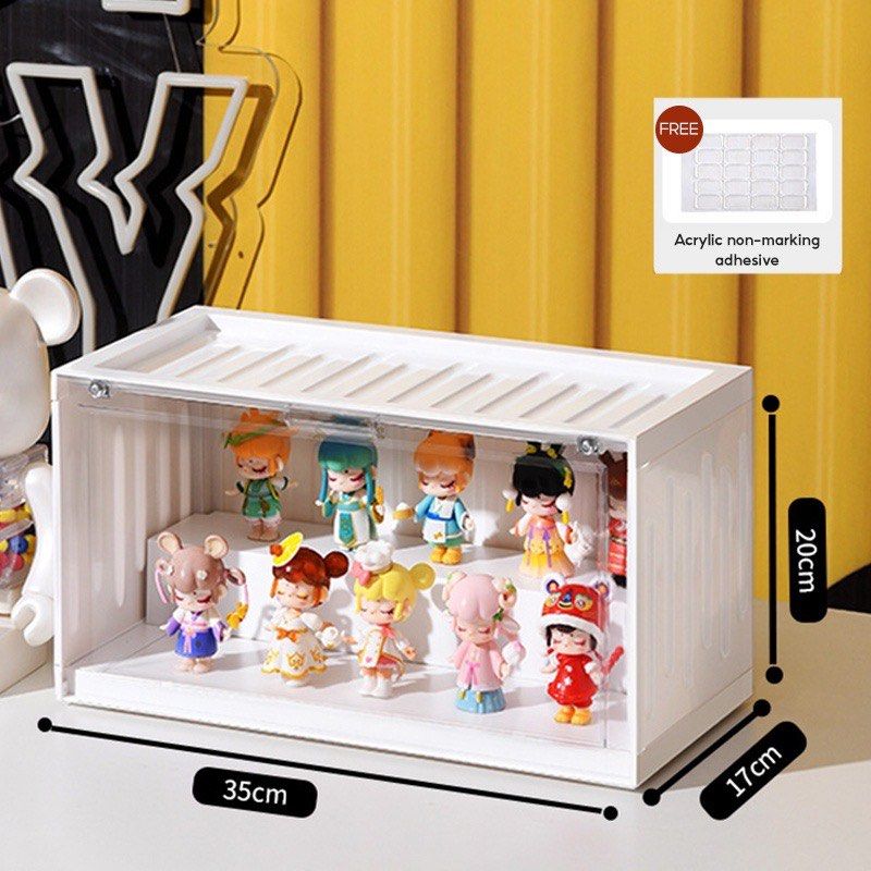 Acrylic Popmart Display Box Figurine Display Case Blind Box Lego Toy ...