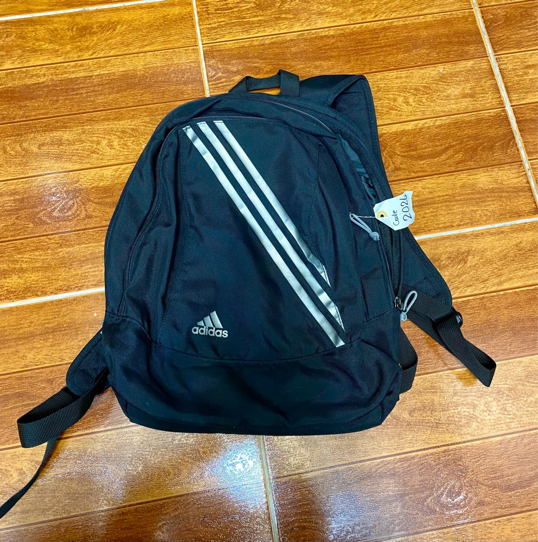 Adidas nilon black medium backpack, Men's Fashion, Bags, Backpacks on ...