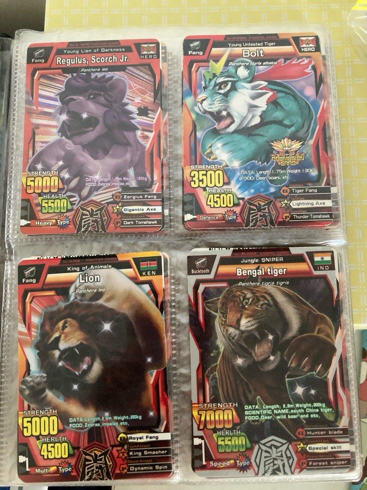 Animal Kaiser cards, Hobbies & Toys, Toys & Games on Carousell