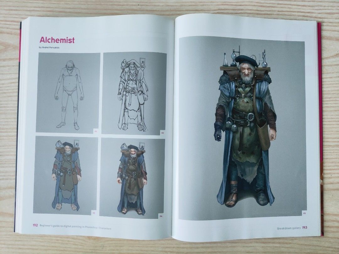 Art Book: Beginner's guide to Digital Painting Characters to Photoshop ...