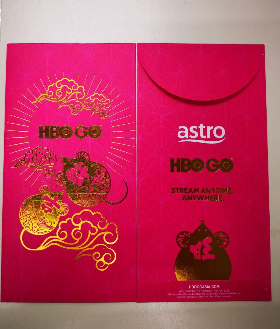 Astro HBO Ang Pow / Red packet /Sampul Duit Raya, Hobbies & Toys ...