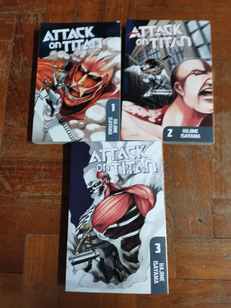 Attack on Titan Volumes 1-3 (Individual volumes is allowed), Hobbies & Toys, Books & Magazines ...