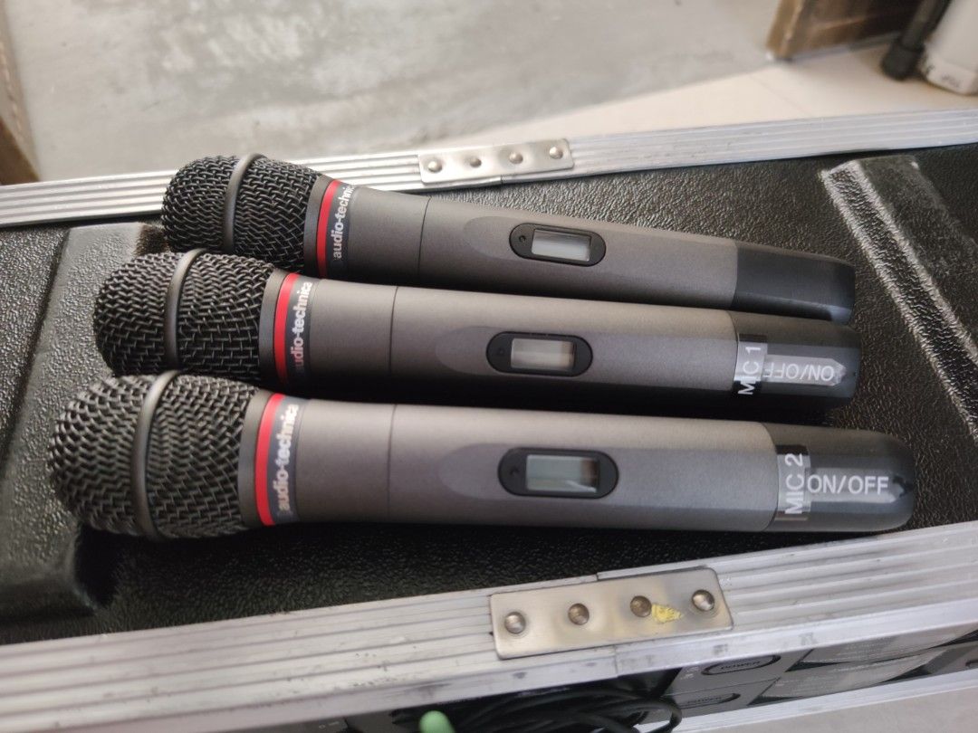 Audio Technica Wireless Microphone Handheld/Lapel, Audio, Microphones ...