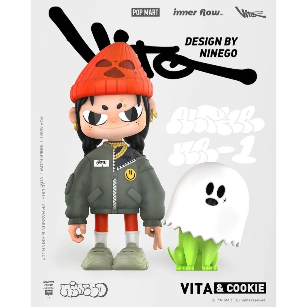 Authentic Popmart POP MART VITA Alpha Ma-1 Figure, Babies & Kids ...