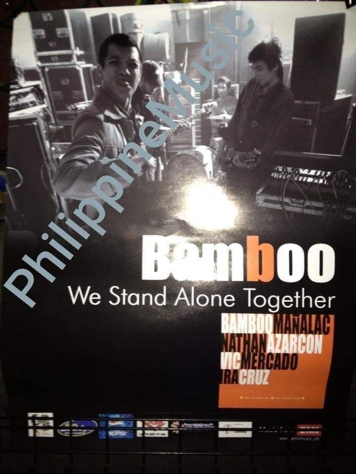 Bamboo band We Stand Alone Together OPM Official Promo Poster, Hobbies & Toys, Memorabilia ...