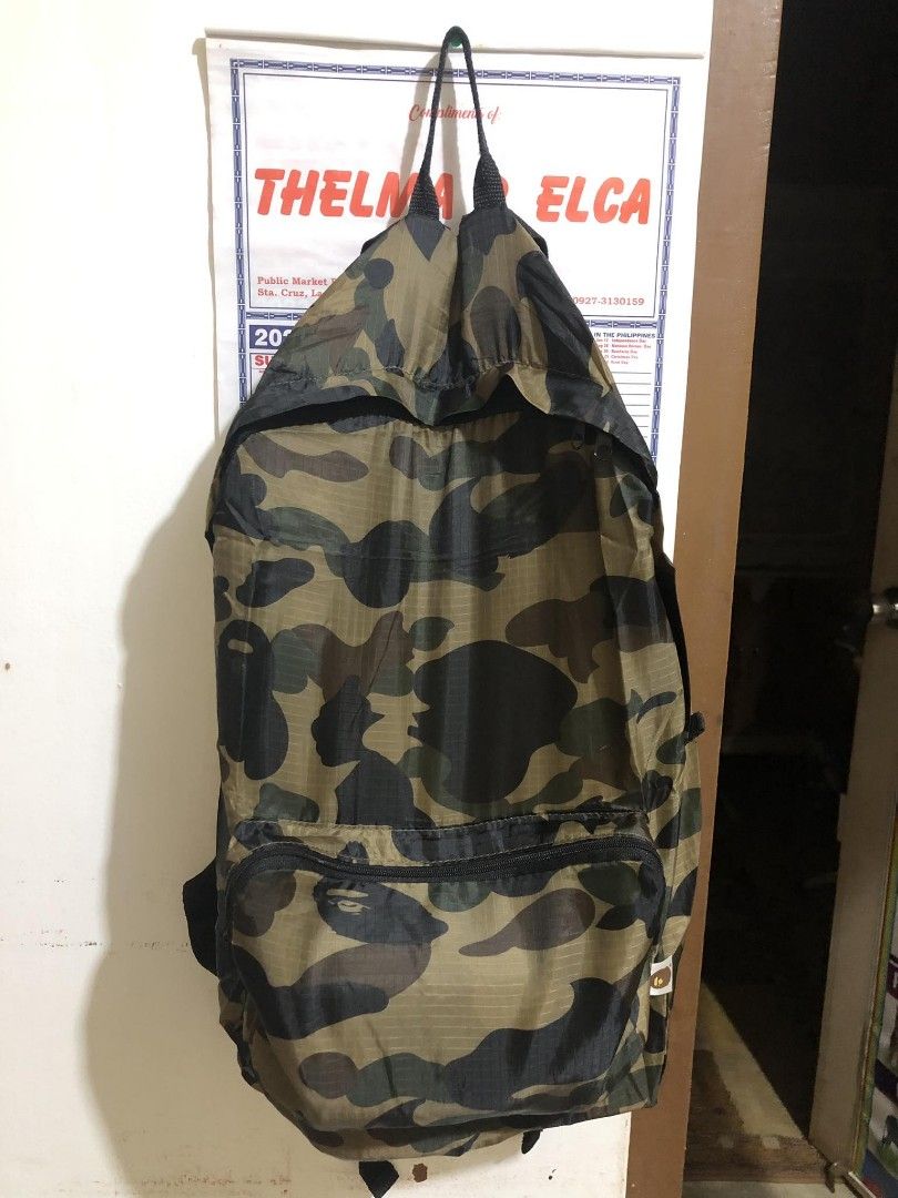BAPE A BATHING APE PACKABLE BACKPACK, Men's Fashion, Bags, Backpacks on ...