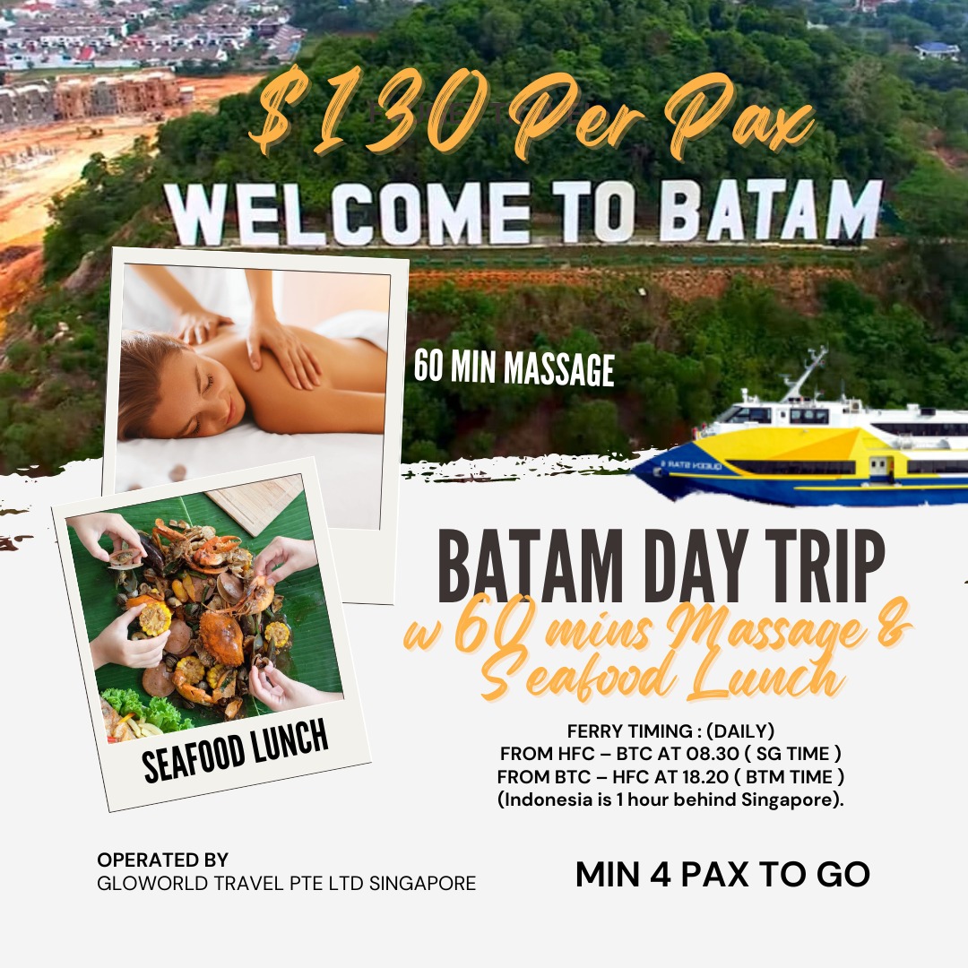 Batam Day Tour with Massage & Seafood - Daily, Tickets & Vouchers ...