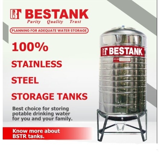 Bestank Stainless Steel Water Tank, Furniture & Home Living, Home ...