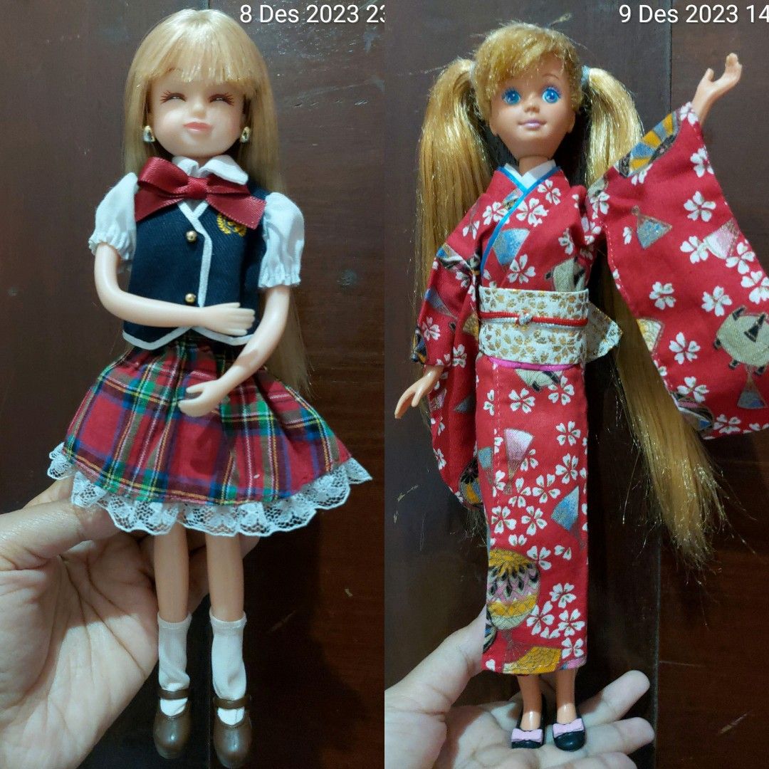 boneka licca japan jepang dan skipper jadul vintage rare barbie doll ...