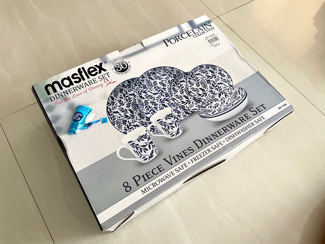 BRAND NEW Masflex Dinnerware Set, Furniture & Home Living, Kitchenware ...