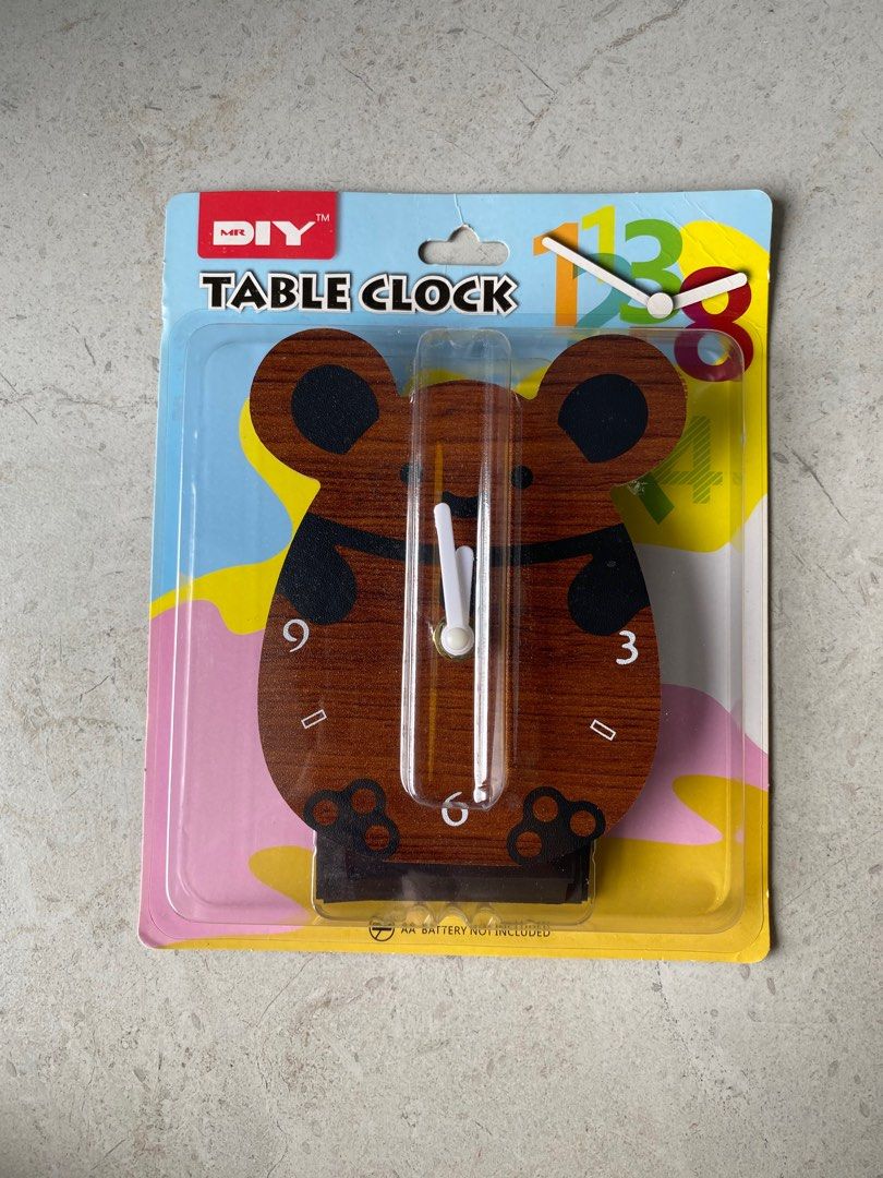 BRAND NEW MR DIY Mouse Clock, Furniture & Home Living, Home Decor ...