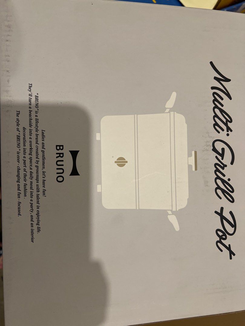 Bruno Multi Grill Pot (White), TV & Home Appliances, Kitchen Appliances ...