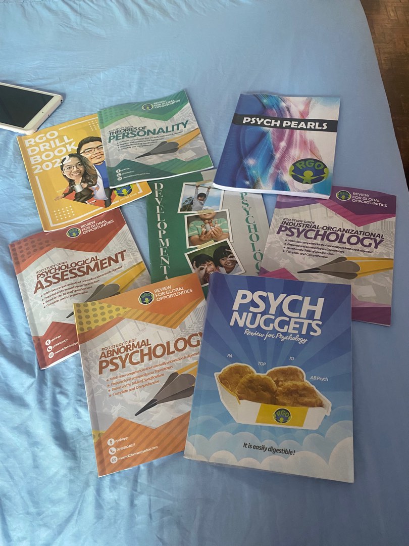 Bundle of 17 BLEPP Reviewers Psychometrician Licensure Exam, Hobbies ...