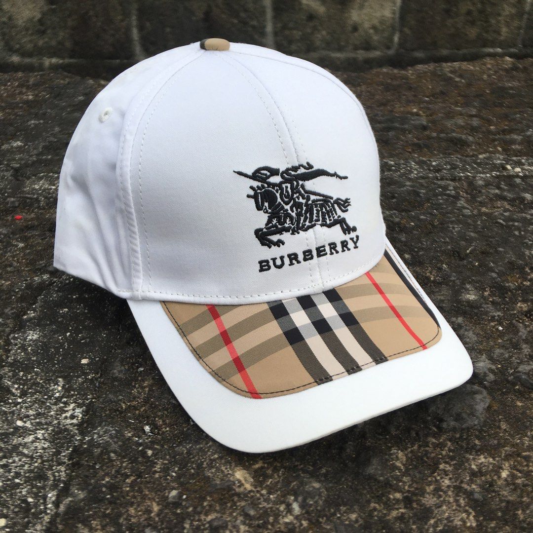 BURBERRY WARHORSE LOGO CAP, Men's Fashion, Watches & Accessories, Caps ...