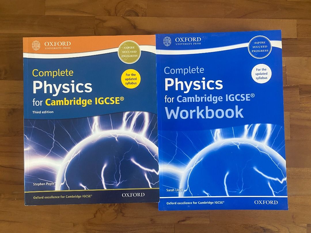 Cambridge IGCSE Physics Textbook + Workbook, Hobbies & Toys, Books & Magazines, Textbooks on ...