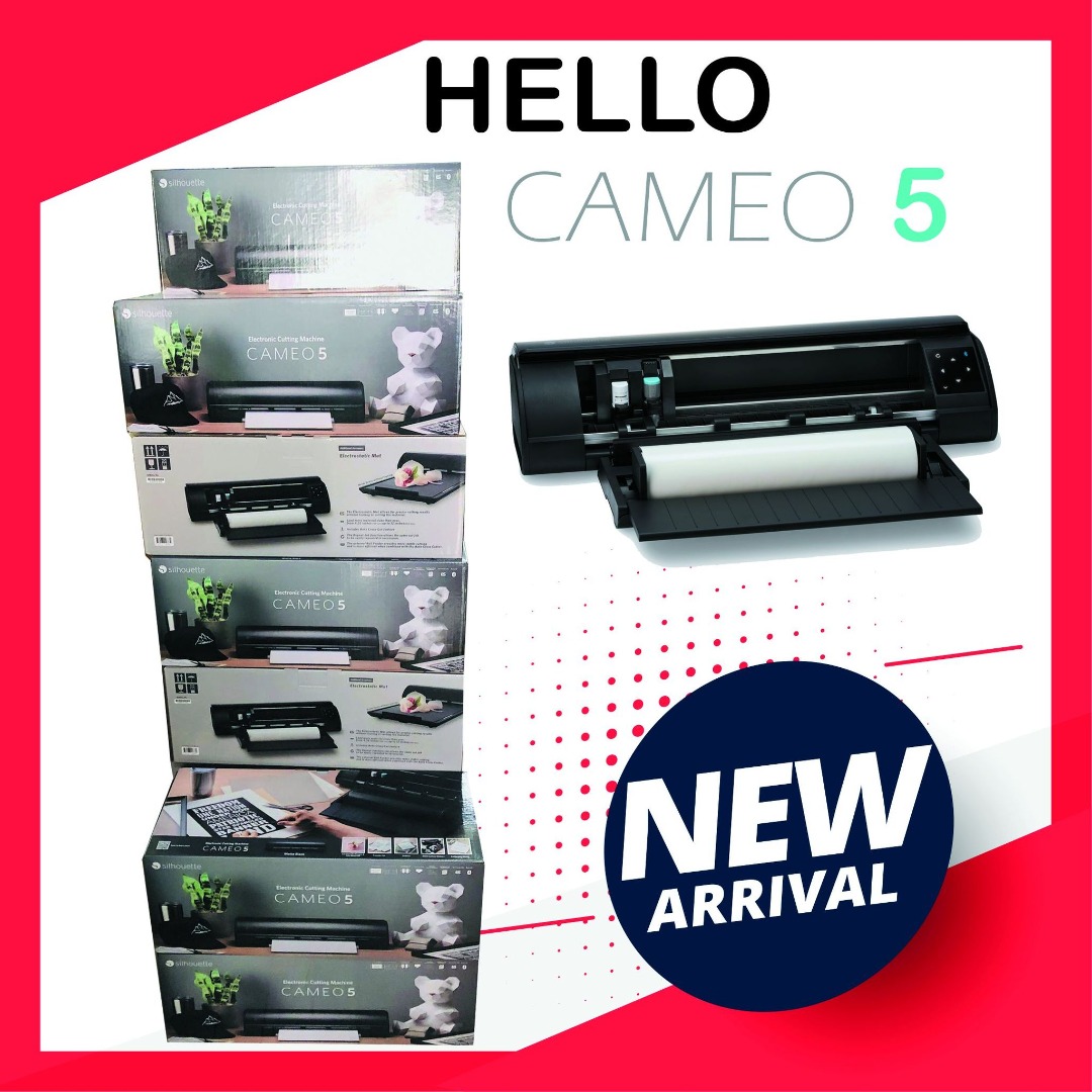 CAMEO 5 CUTTER PLOTTER BLACK, Hobbies & Toys, Stationary & Craft, Art ...