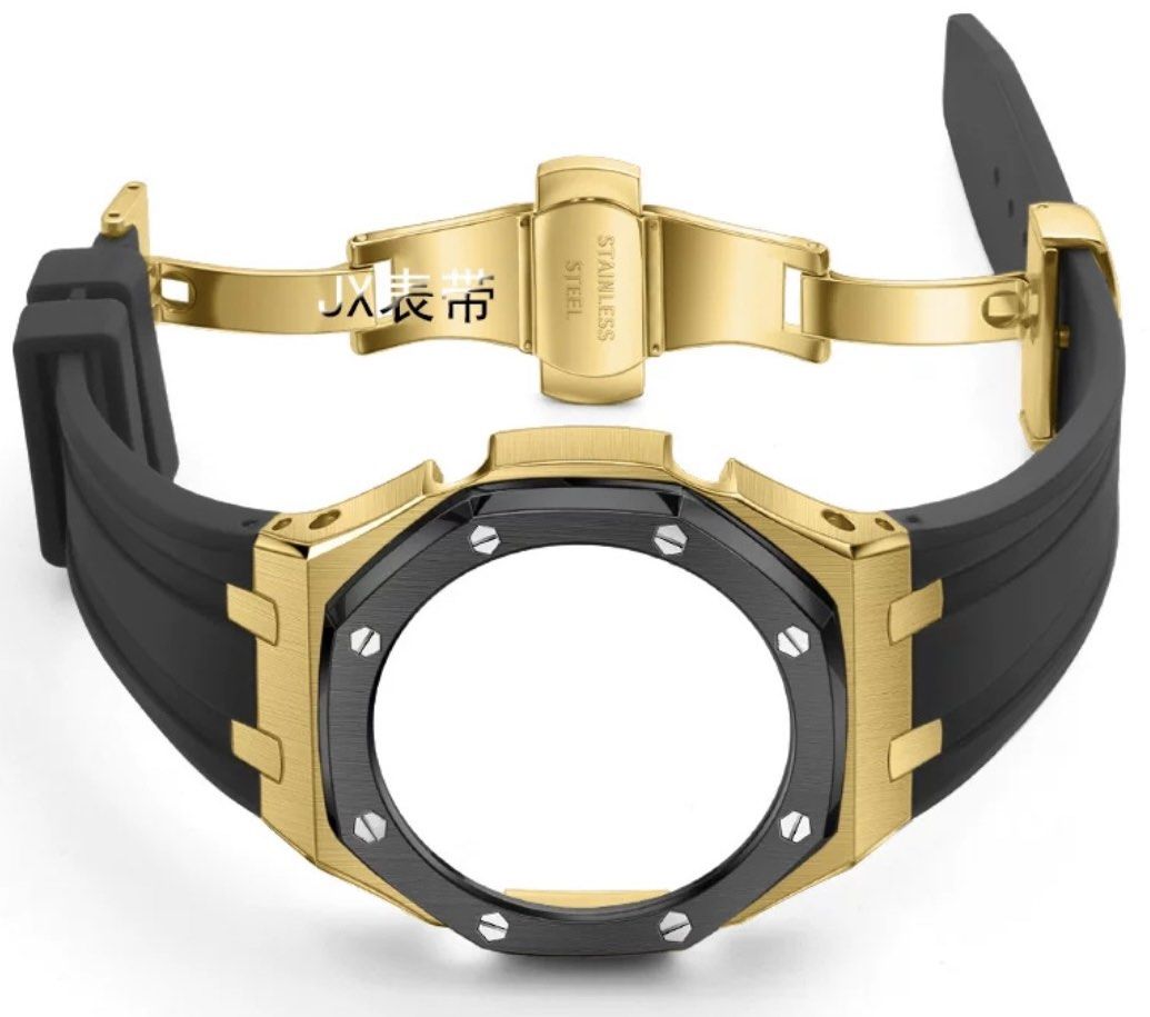 Casio G- Shock GA-2100 mod kit luxury gold edition, Men's Fashion ...