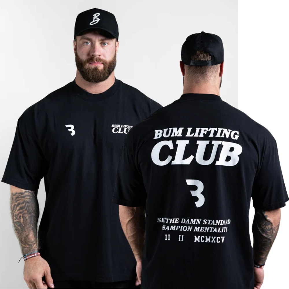 Cbum "Bum Lifting Club" Oversized Gym Shirt, Men's Fashion, Activewear ...