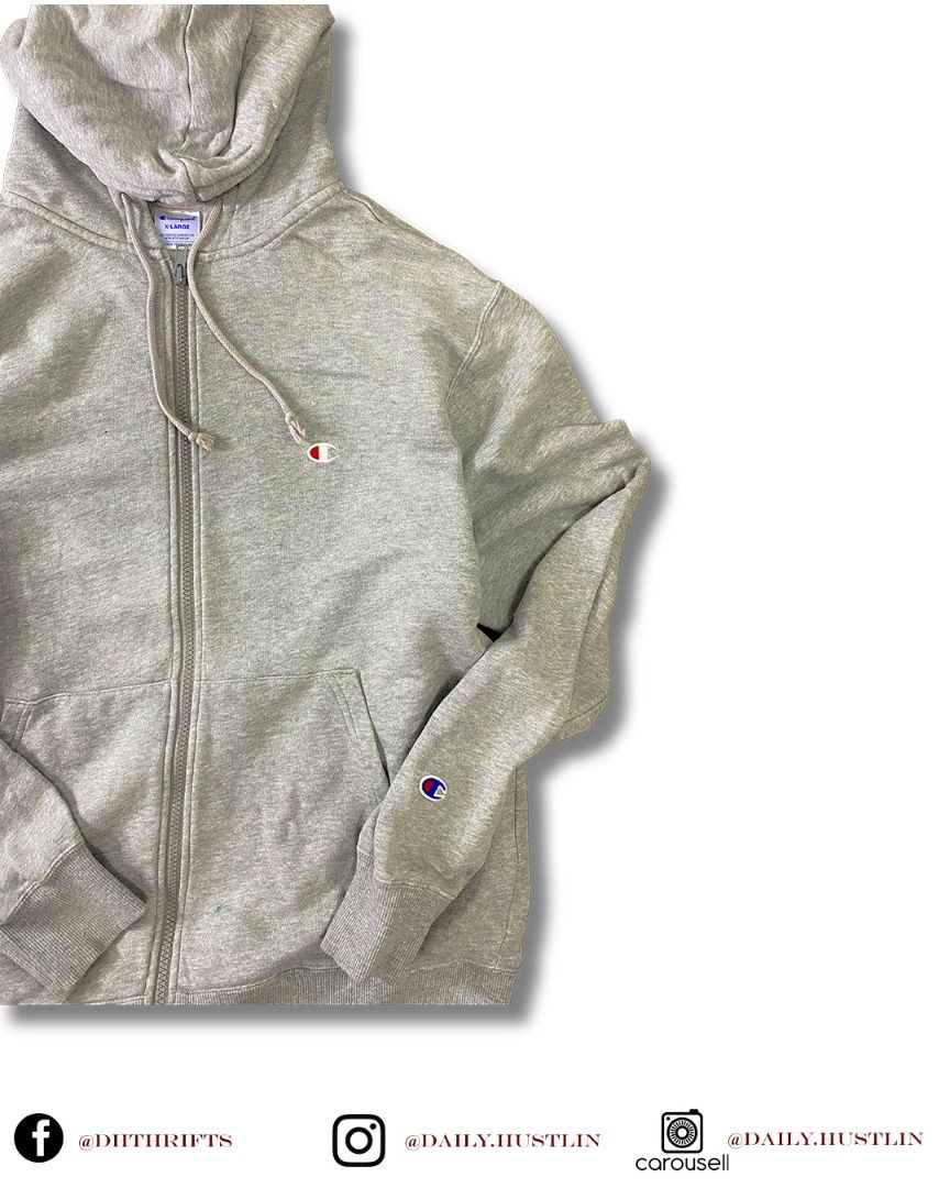 CHAMPION SIDE PATCH LOGO, Men's Fashion, Coats, Jackets and Outerwear ...