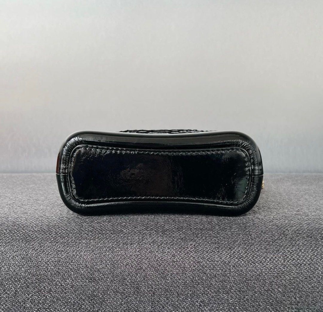 Chanel Gabrielle Small Python / Patent Black, Luxury, Bags & Wallets on ...