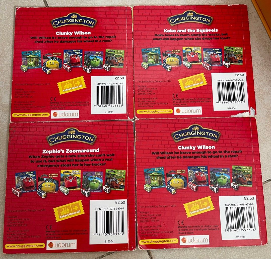 CHUGGINGTON STORY BOOK ($10@1), 興趣及遊戲, 書本 & 文具, 小說及非小說 - Carousell