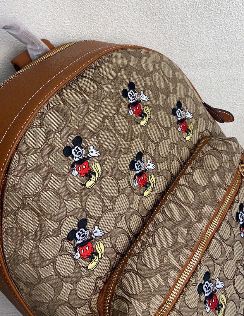 Coach Disney CN034 Mickey Mouse backpack, Women's Fashion, Bags ...