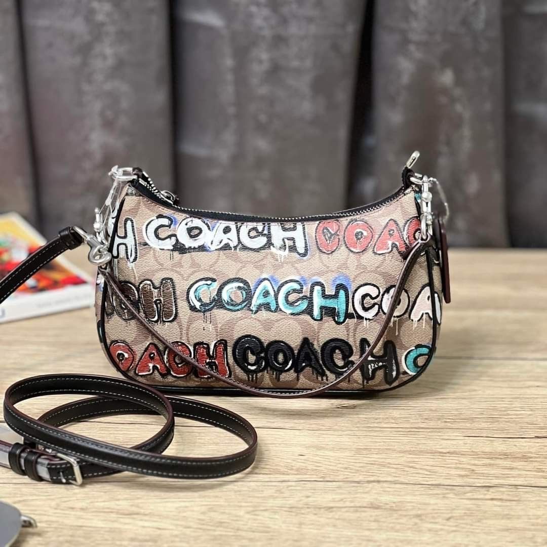 Coach X Mint + Serf Teri Shoulder Bag In Signature Canvas, Women's ...