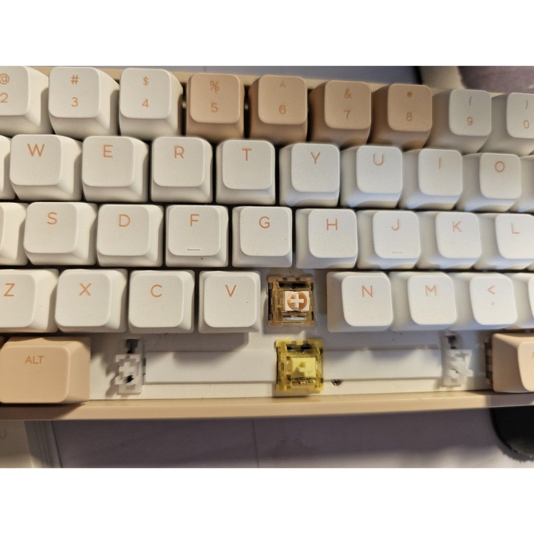 ColorReco C68 Mechanical Keyboard - Milk Tea Linear Switches, Computers ...