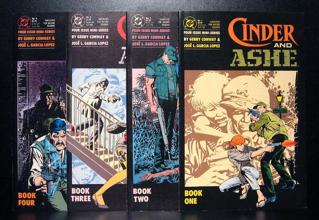COMICS: DC: Cinder and Ashe #1-4 (1988), Jose Luis Garcia-Lopez art ...