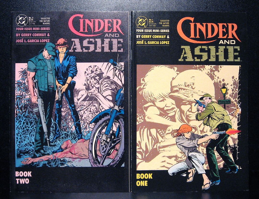 COMICS: DC: Cinder and Ashe #1-4 (1988), Jose Luis Garcia-Lopez art ...