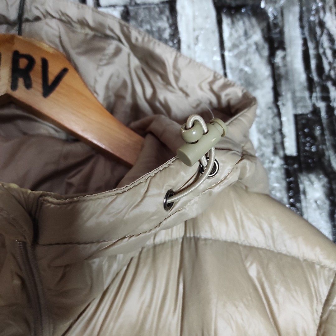 Cream Long Puffer Jacket, Women's Fashion, Coats, Jackets and Outerwear ...