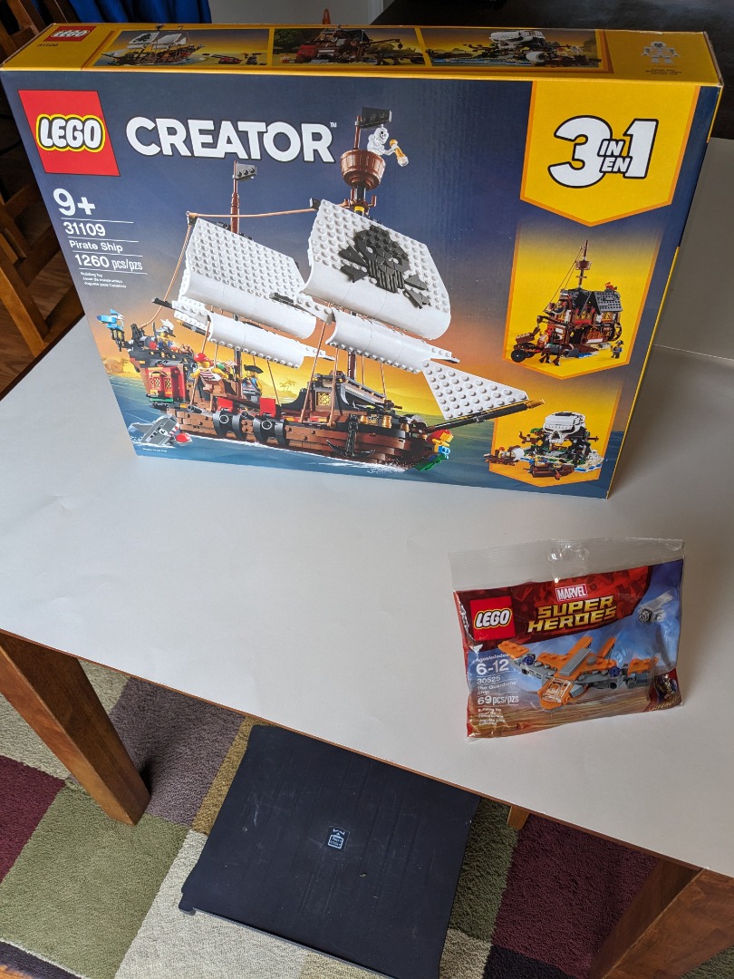 Creator 3-in-1 LEGO 31109 PIRATE SHIP +Bonus #3052 Marvel Super Heroes ...