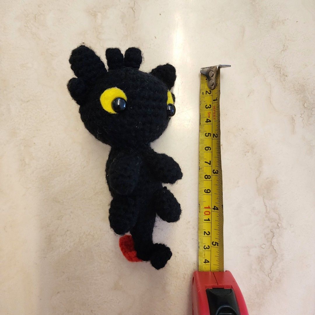 Crochet- Toothless, Hobbies & Toys, Stationery & Craft, Handmade Craft ...