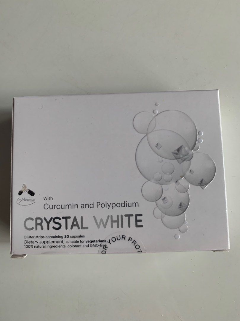Crystal White Supplement With Curcumin and Polypodium, Health ...