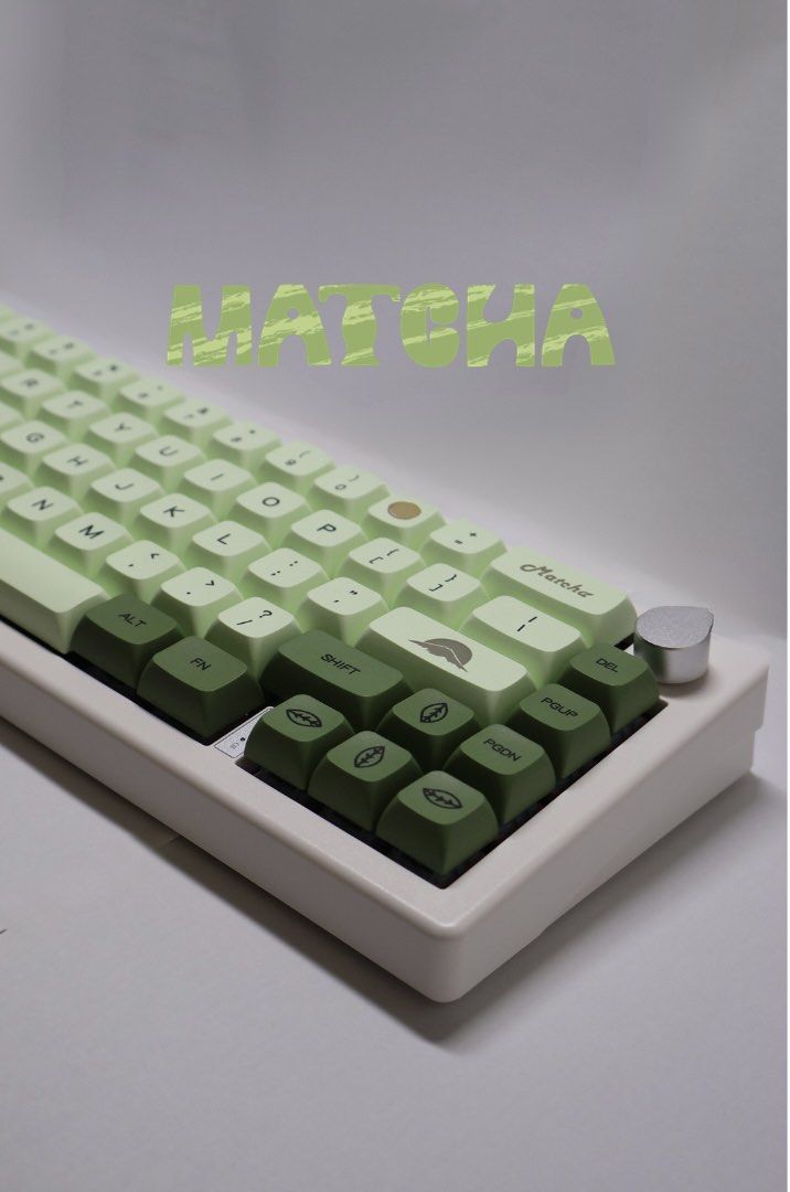 Curated Matcha GMK67 Custom Keyboard, Computers & Tech, Parts ...
