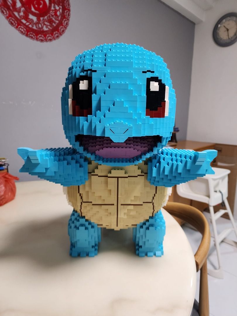 Custom made life-size Squirtle Pokemon (Lego), Hobbies & Toys, Toys ...