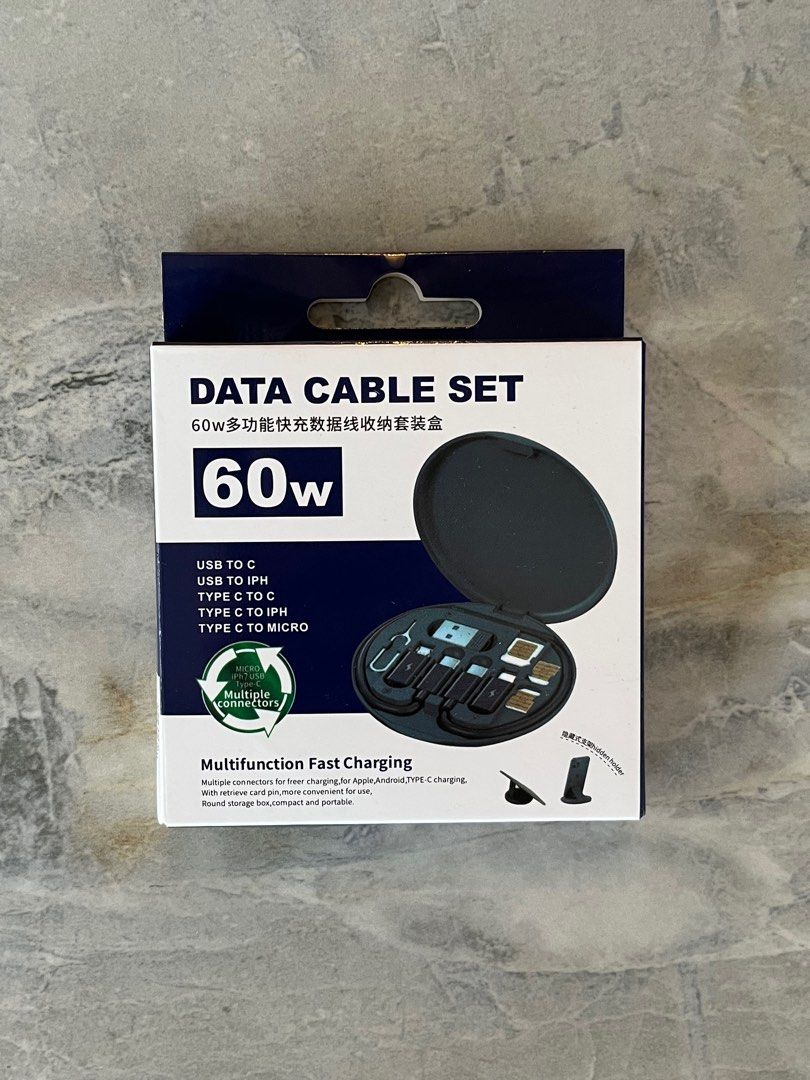 data cable set, Computers & Tech, Office & Business Technology on Carousell