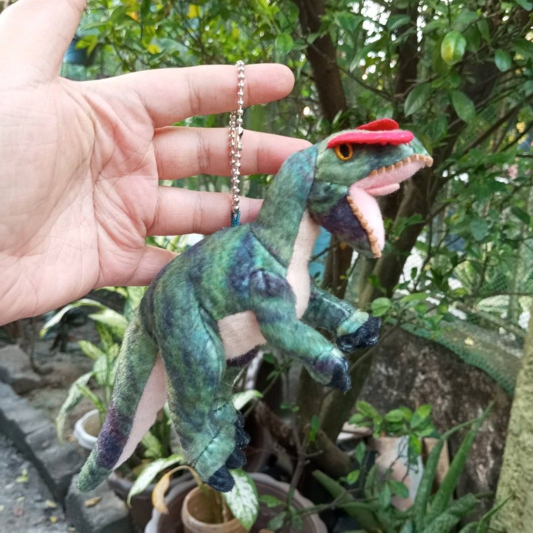 Dilophosaurus Realistic Dinosaur Empire Ball Chain Mascot, Hobbies ...