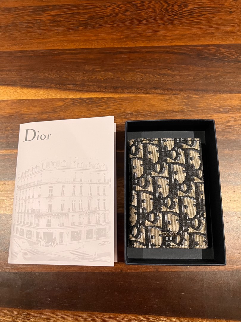 Dior Bifold Card Holder/Wallet, Luxury, Bags & Wallets on Carousell