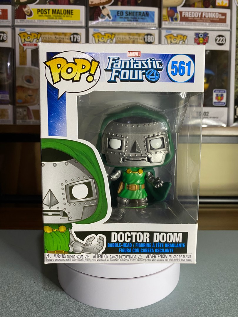 Doctor Doom 561 Funko Pop 2019 Release | Fantastic Four Funko | Marvel ...