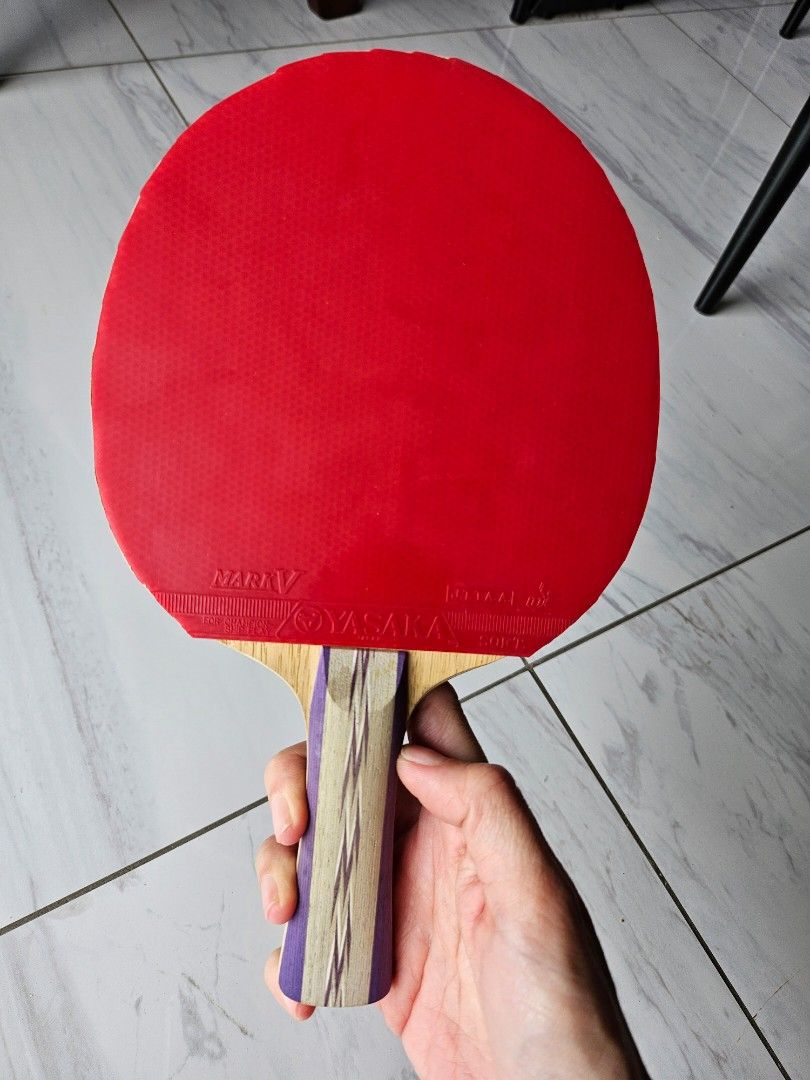 Donic Table Tennis Racket with Yasaka Soft Rubber, Sports Equipment ...