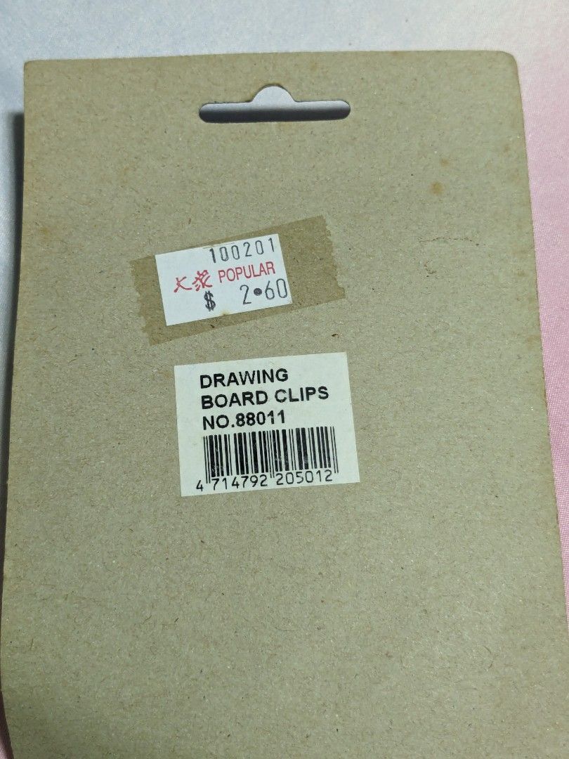 Drawing board clips, Hobbies & Toys, Stationery & Craft, Stationery ...
